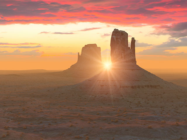 Nature 3D Screensavers - Dawn Monuments
