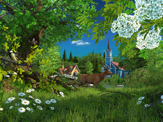 Nature 3D Screensavers - Summer Wonderland