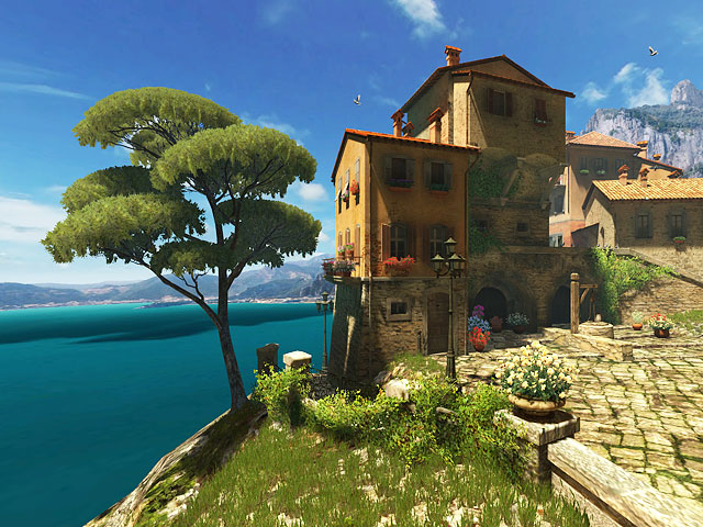 Nature 3D Screensavers - Sunny Patio