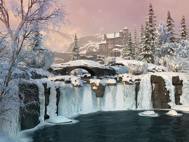 Nature 3D Screensavers - Winter Highlands