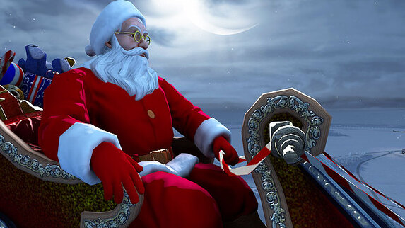 3d Santa Claus Wallpaper